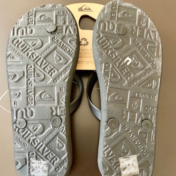 Quiksilver | Shoes | Quicksilver Mens Flip Flops Size 7 Nwt | Poshmark